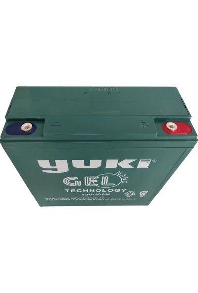 Yuki Elektrikli Motor Bisiklet Akü 12 V 20 Ah