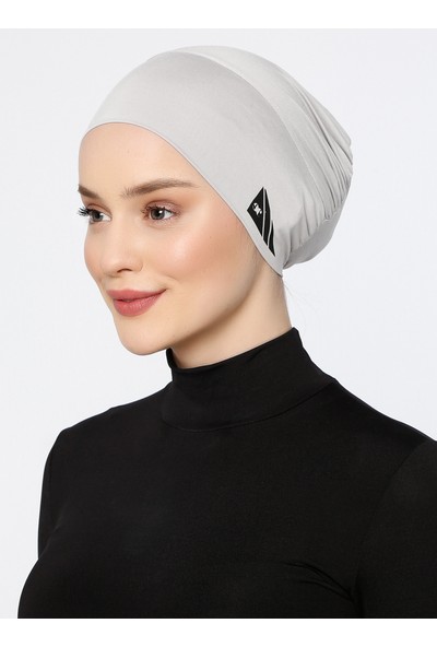 Spor Havuz Bonesi - Açık Gri - Ecardin