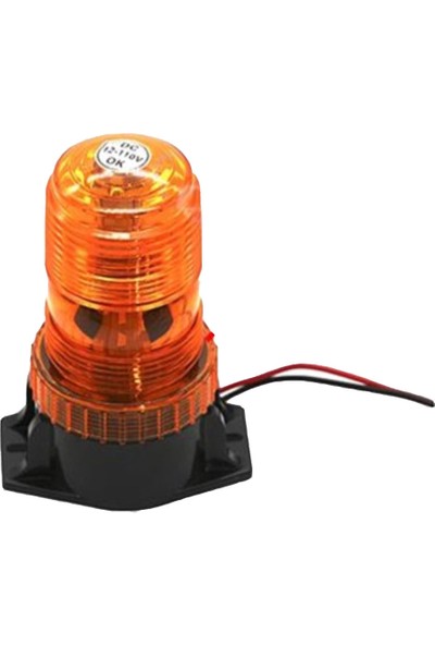 Carub Çakarlı Tepe Lambası 12V-24V Sarı 30 Ledli Turuncu Ince Tip Carub Çakarlı Tepe Lambası 12V-24V Sarı 30 Ledli Turuncu Ince Tip