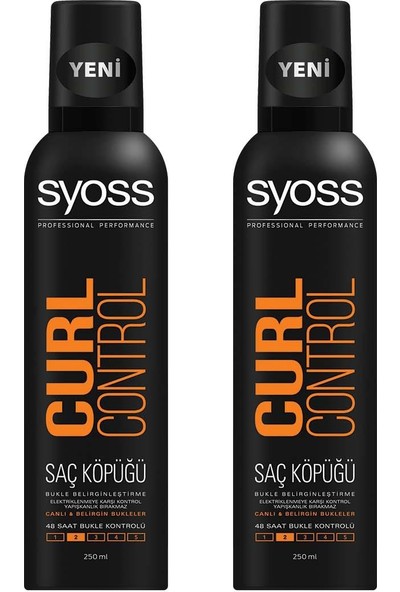 Syoss Curl Control- Bukle Belirginleştirici Köpük 250 ml x 2 Adet Syoss Curl Control- Bukle Belirginleştirici Köpük 250 ml x 2 Adet