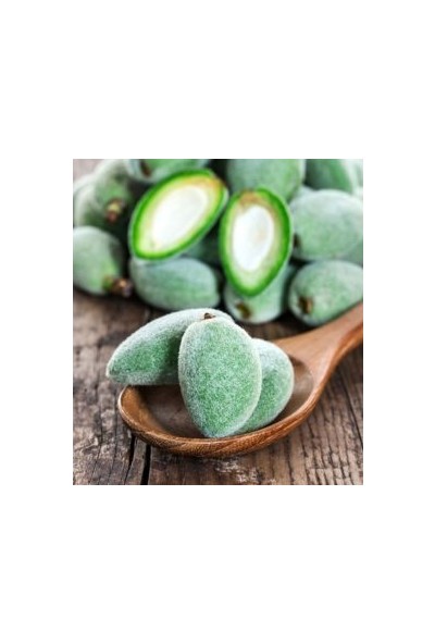 Çok Taze Çağla Badem Meyve - Taze Toplanmış Bahçeden 1 kg Çok Taze Çağla Badem Meyve - Taze Toplanmış Bahçeden 1 kg