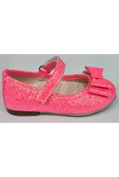 Pappikids PAPPIKIDS038 Kız Çocuk Kurdelalı Günlük Abiye Babet Ayakkabı