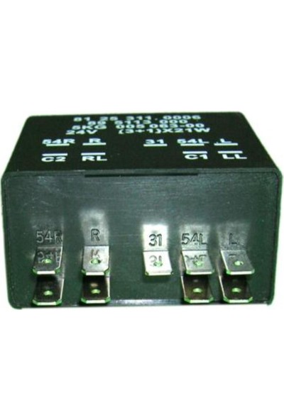 Fesan 114140 24 Volt 9 Fişli Sinyal Flaşörü 89 5113 000 Fesan 114140 24 Volt 9 Fişli Sinyal Flaşörü 89 5113 000