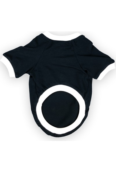 Doggyndog Köpek Küçük Irk Beyaz Astronot Baskı Lacivert Tişört L