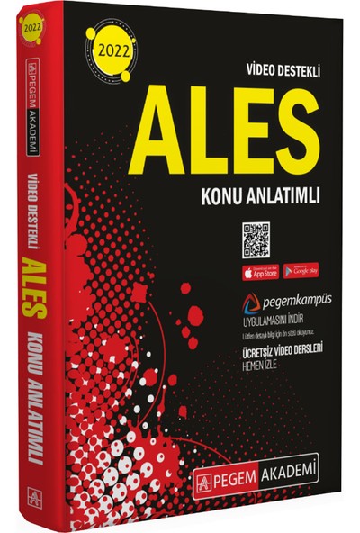 Pegem Akademi ALES 2022 Konu Anlatımlı Tüm Adaylar Için Video Destekli Pegem Akademi ALES 2022 Konu Anlatımlı Tüm Adaylar Için Video Destekli