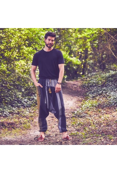 Los Banditos Bağcıklı Paçası Lastikli Erkek Şalvar Pantolon