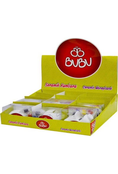 Bubu Seramik Kumbara Boyama Arabalar BUBU-SBS002