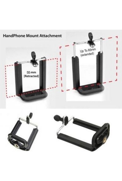 Telefon Tutucu Aparat Tripod Bağlantısı