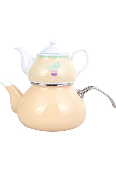 Karaca Candy Midi Cake Porselen Demlikli Çaydanlık Karaca Candy Midi Cake Porselen Demlikli Çaydanlık