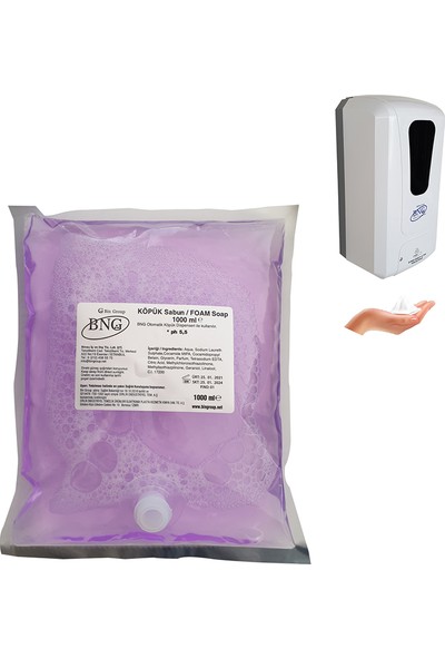 Bng Fotoselli Hijyenik Kremli Köpük Serum 1000 ml x 12'li Bng Fotoselli Hijyenik Kremli Köpük Serum 1000 ml x 12'li