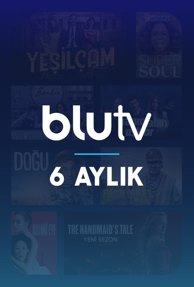 BluTV 6 Aylık Dijital Abonelik Kodu / E-pin