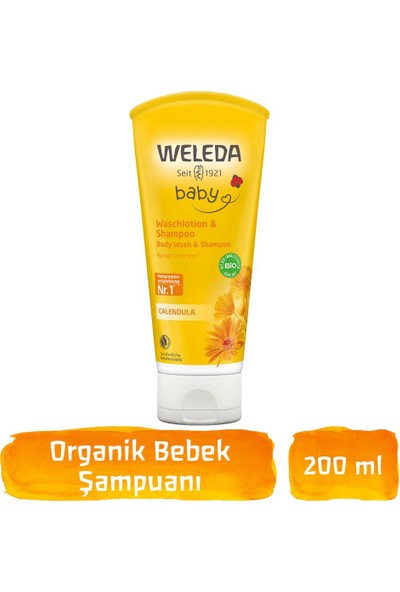 Weleda Calendula Organik Saç ve Vücut Şampuanı 200ML