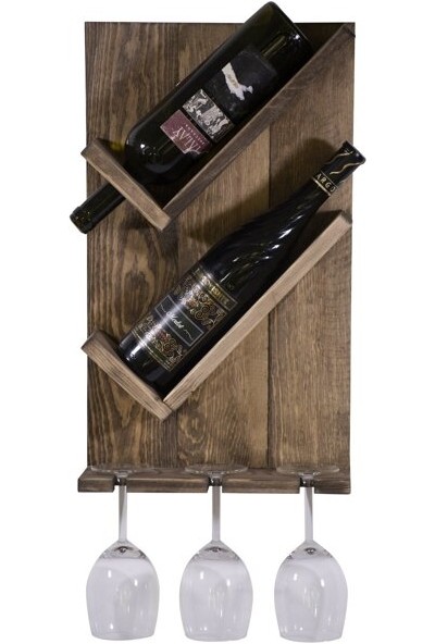 Mywondry Dekoratif Ahşap Şaraplık Raf Mywondry Dekoratif Ahşap Şaraplık Raf