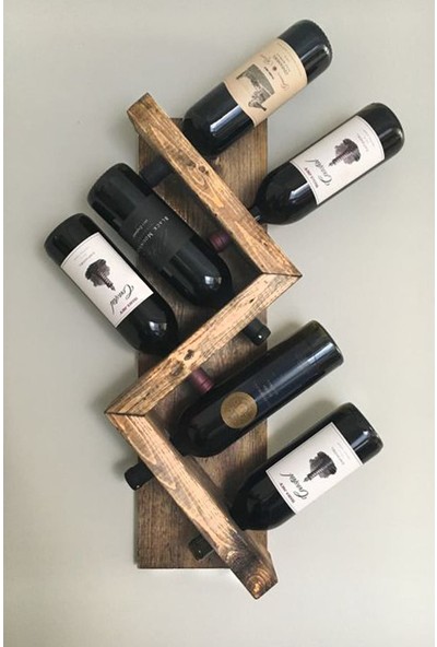 Mywondry Şaraplık 6 Şarap Kapasiteli Şarap Standı Mywondry Şaraplık 6 Şarap Kapasiteli Şarap Standı