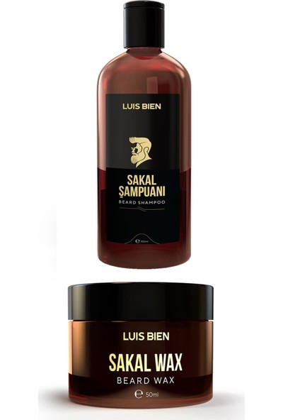 Luis Bien Sakal Bakım Seti Sakal Wax 50 ml + Sakal Şampuan 150 ml
