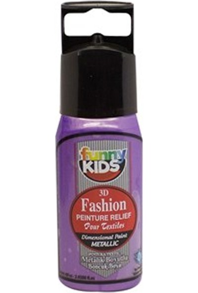 Funny Kids 4362 Metalik Mor Boyutlu Boncuk Boya 60 cc Funny Kids 4362 Metalik Mor Boyutlu Boncuk Boya 60 cc