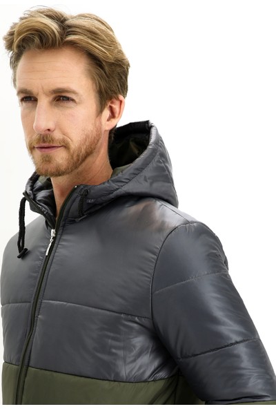 Kiğılı Kapüşonlu Spor Kaban