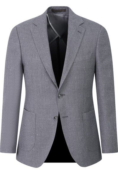 Kiğılı Regular Fit Yünlü Kuşgözü Ceket