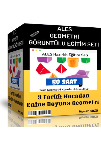 Enine Boyuna Eğitim ALES Geometri Görüntülü Eğitim Seti (50 Saatlik Özel Anlatım) Enine Boyuna Eğitim ALES Geometri Görüntülü Eğitim Seti (50 Saatlik Özel Anlatım)