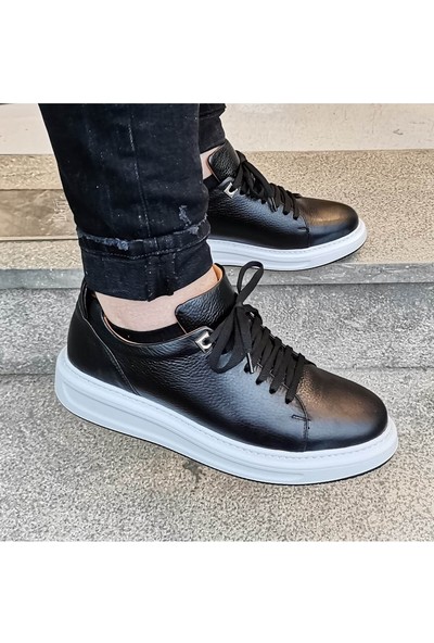 Cassido Shoes Içi Dışı Deri Eva Taban Siyah Floter Spor Günlük Ayakkabı Cassido Shoes Içi Dışı Deri Eva Taban Siyah Floter Spor Günlük Ayakkabı