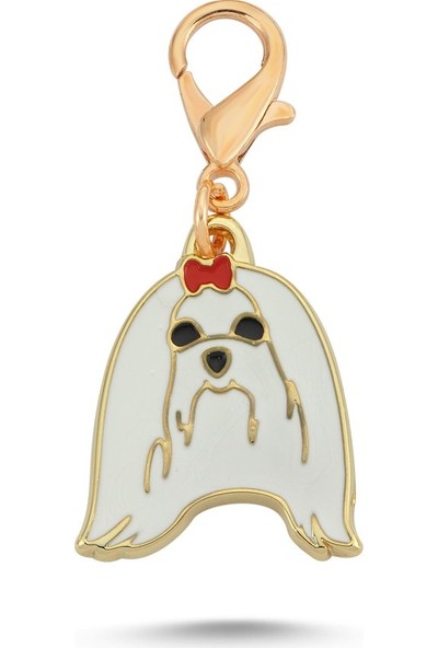 Dali's Maltese Terrier Altın Kaplama Mineli Tasma Aksesuarı Dali's Maltese Terrier Altın Kaplama Mineli Tasma Aksesuarı