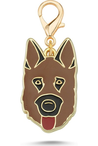 Dali's Alman Kurdu Altın Kaplama Mineli Aksesuar Dali's Alman Kurdu Altın Kaplama Mineli Aksesuar