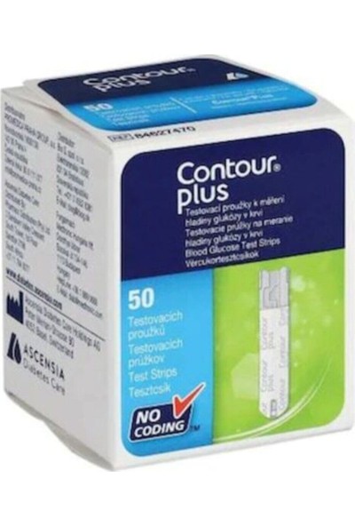 Bayer Contour Plus Test Strıbı 50'lı Bayer Contour Plus Test Strıbı 50'lı