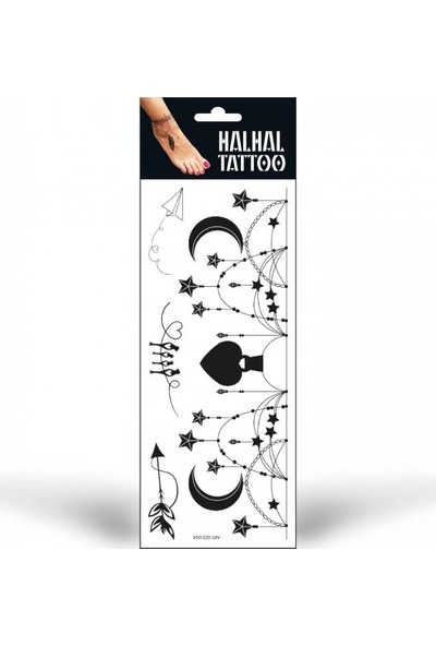 Artikel Halhal Geçici Tattoo -4, Bilek Tattoo, Ayak Tattoo, Geçici Dövme