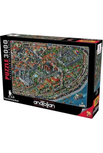 Anatolian 3000 Parça Fractal İstanbul Puzzle - 4913 Anatolian 3000 Parça Fractal İstanbul Puzzle - 4913