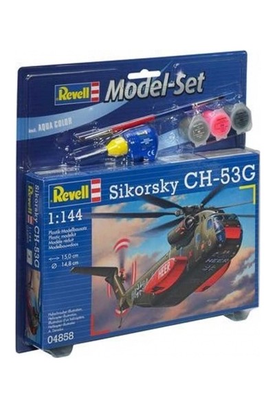 Revell Model Set Sikorsky Ch-53G H. Trans Heli.-64858 (Plastik Maket) Revell Model Set Sikorsky Ch-53G H. Trans Heli.-64858 (Plastik Maket)