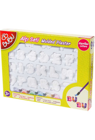 Bu-Bu Harfler Alçı Seti 26 Parça Bubu00071