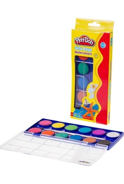 Play-Doh Suluboya 12 Renk Küçük Su002