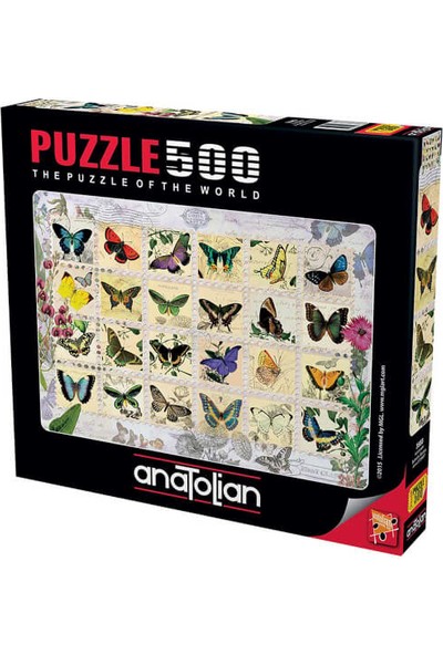 Anatolian Kelebekler - 500 Parça Puzzle