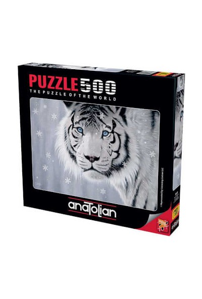 Anatolian Puzzle 500 Parça Beyaz Kaplan
