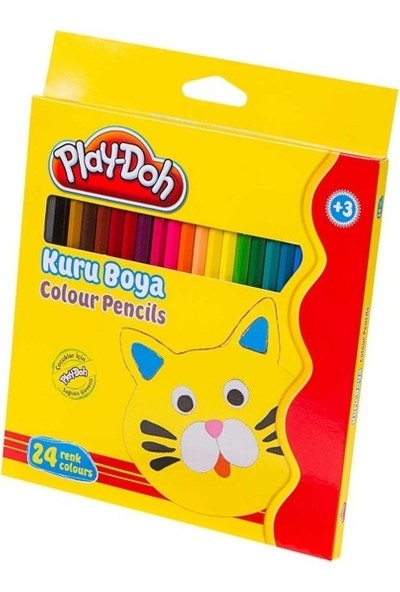 Play-Doh 24 Renk Kuru Boya