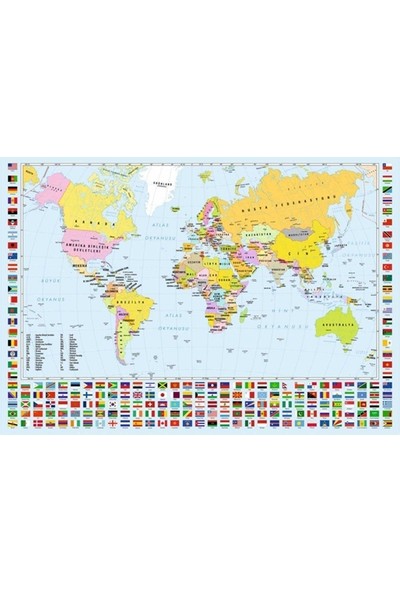 Anatolian 260 Parça Dünya Haritası 3319