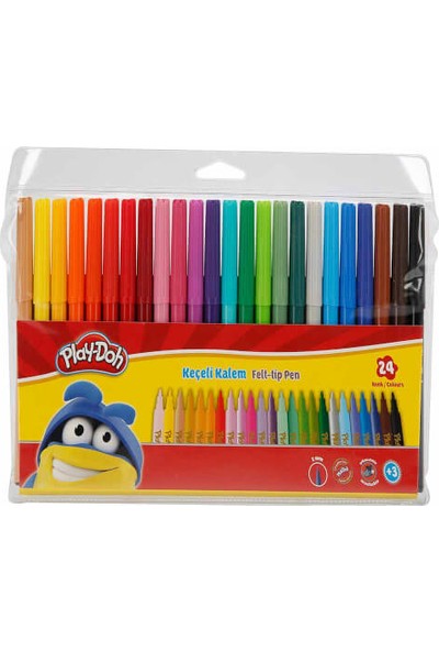 Play-Doh Keçeli Kalem 24 Renk 2Mm Ke-006