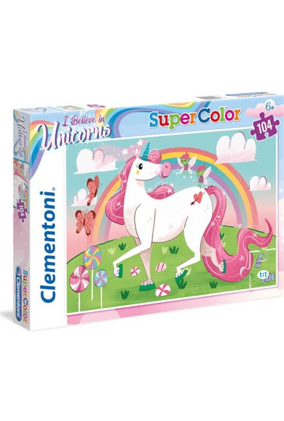 Clementoni 104 Parça Puzzle Mücevher Unicorn - 27109