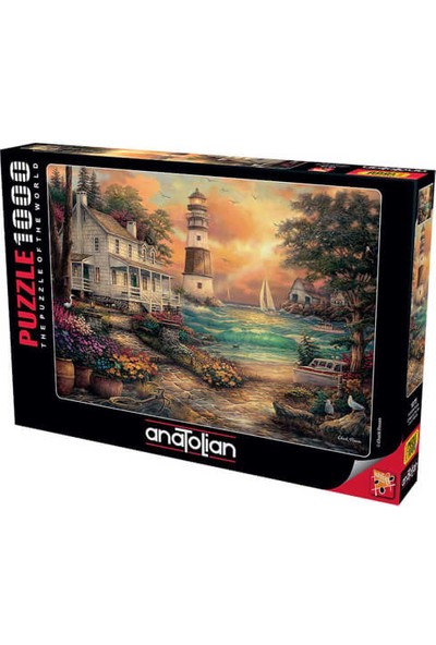 Anatolian 1000 Parça Sahildeki Konak Puzzle - Chuck Pinson