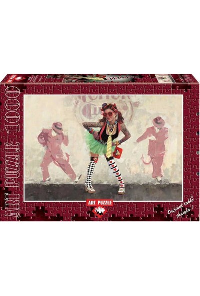 Art Puzzle Şeytan mı? Melek mi? 1000 Parça Puzzle