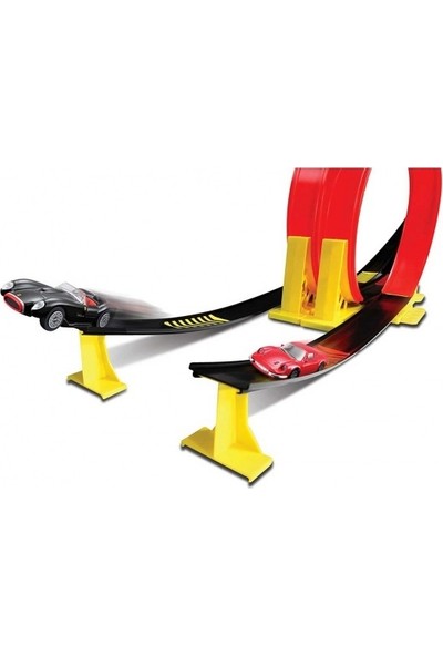 Sunman 1031216 Sun Yarış Set Ferrari Çift Loop 2Arb-Bur- Sunman 1031216 Sun Yarış Set Ferrari Çift Loop 2Arb-Bur-