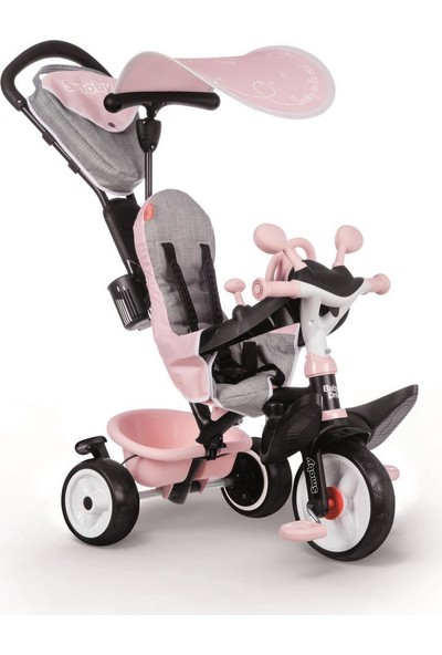 Smoby Baby Driver Comfort 3'ü1 Arada Bisiklet Seti - Pembe 741501
