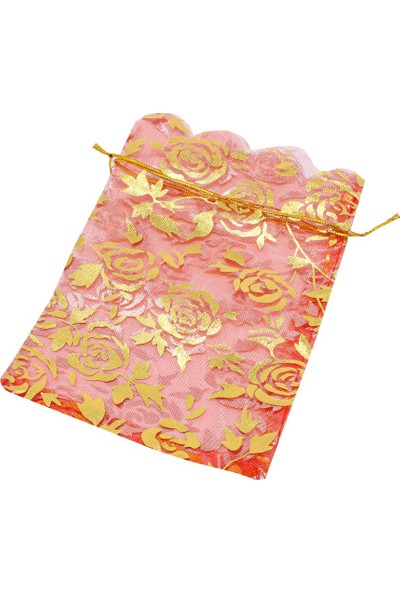 Mami Süs Dünyası Klasik Çerez Kesesi (100 Ad) 1401-C07 Kırmızı Desenli