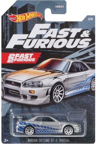 Hot Wheels Fast & Furious Arabalar Nissan Skyline Gt-R GRP56 Hot Wheels Fast & Furious Arabalar Nissan Skyline Gt-R GRP56