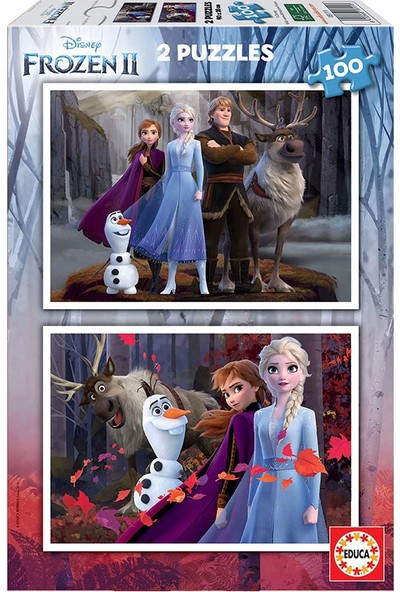 Educa Puzzle 2X100 Frozen2 18111 Educa Puzzle 2X100 Frozen2 18111