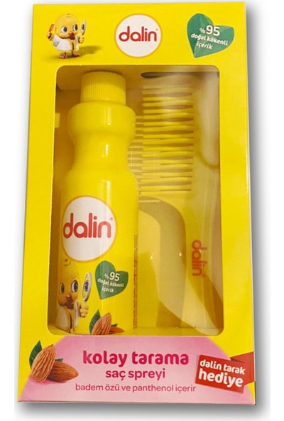 Dalin Kolay Saç Tarama Spreyi + Tarak