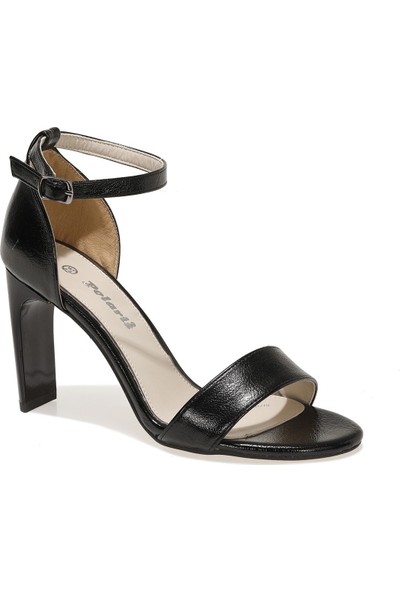 Polaris 317185PZ 1fx Siyah Kadın Topuklu Sandalet