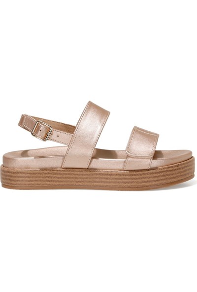 Nine West Poppy 1fx Rose Gold Kadın Kalın Tabanlı Sandalet Nine West Poppy 1fx Rose Gold Kadın Kalın Tabanlı Sandalet