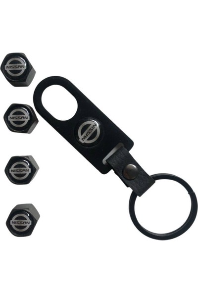 Nissan Bluebird Metal Anahtarlık ve 4 Adet Metal Sibop Kapağı Seti Nissan Bluebird Metal Anahtarlık ve 4 Adet Metal Sibop Kapağı Seti