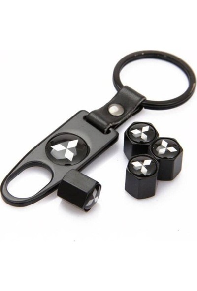 Mitsubishi L300 Metal Anahtarlık ve 4 Adet Metal Sibop Kapağı Seti